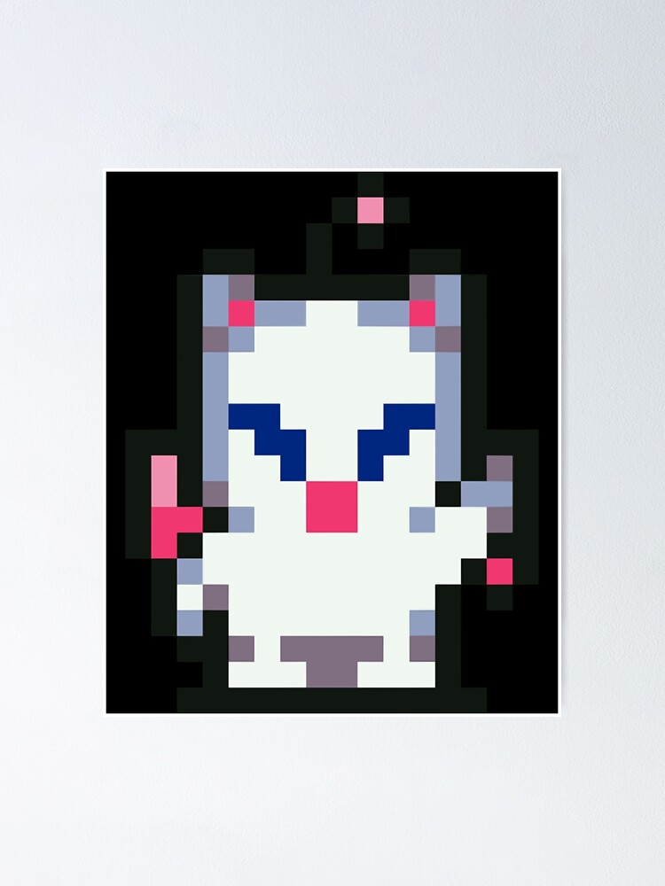 "8-Bit Moogle " Poster by ergilHoban9 | Redbubble