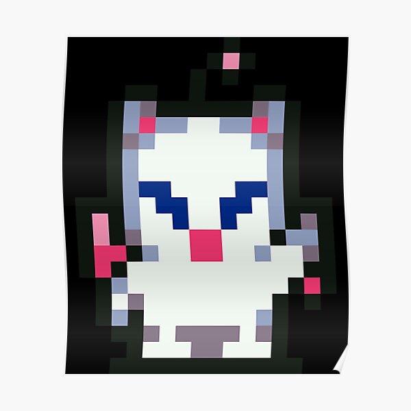 "8-Bit Moogle " Poster by ergilHoban9 | Redbubble