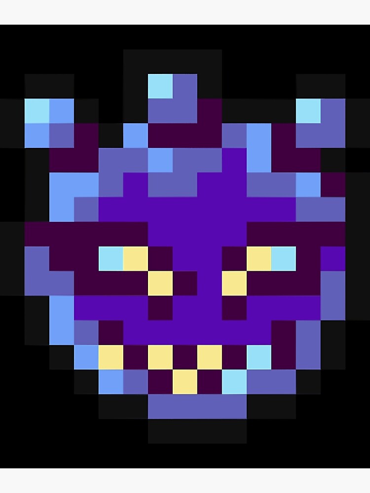 "8-Bit Blue Fireball " Poster for Sale by ergilHoban9 | Redbubble