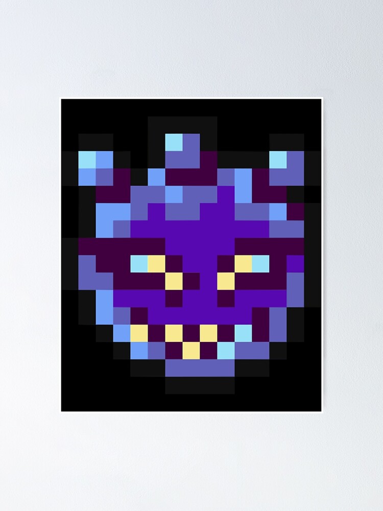 "8-Bit Blue Fireball " Poster for Sale by ergilHoban9 | Redbubble