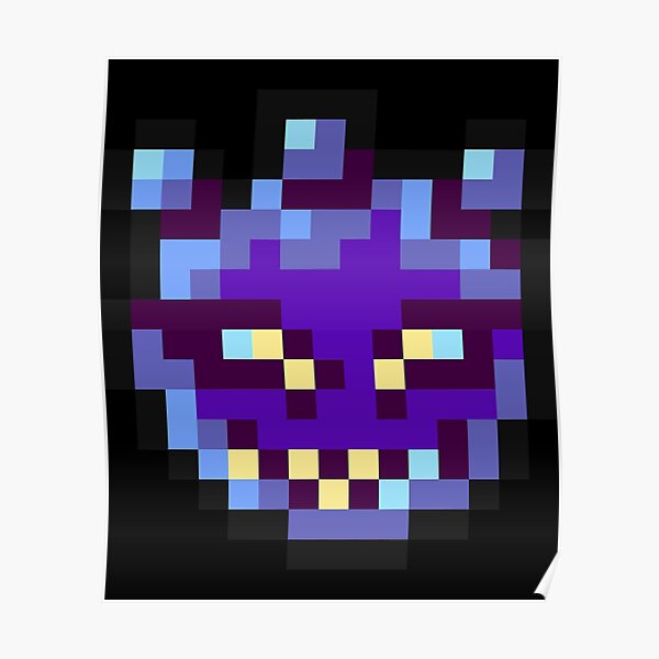 "8-Bit Blue Fireball " Poster for Sale by ergilHoban9 | Redbubble