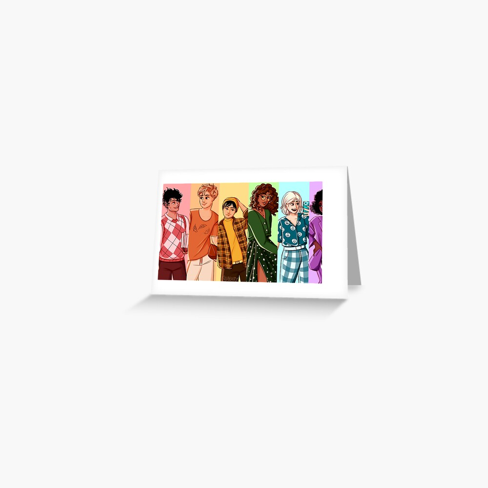 "Heartstopper squad but make it rainbow" Greeting Card for Sale by ...