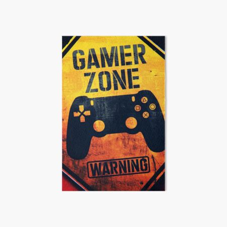 "Gamer Zone ?" Art Board Print for Sale by Serbian-shop | Redbubble