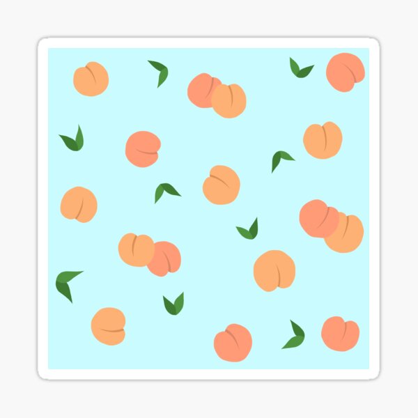 "Dear Darling Peaches" Sticker for Sale by fridayfantasies | Redbubble