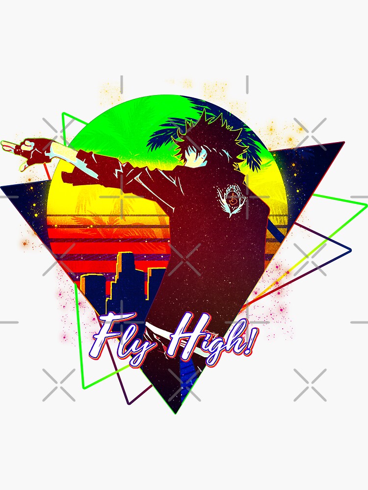 "FLY HIGH " Sticker for Sale by Lemoire | Redbubble