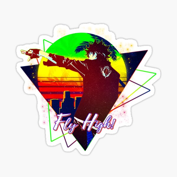 "FLY HIGH " Sticker for Sale by Lemoire | Redbubble