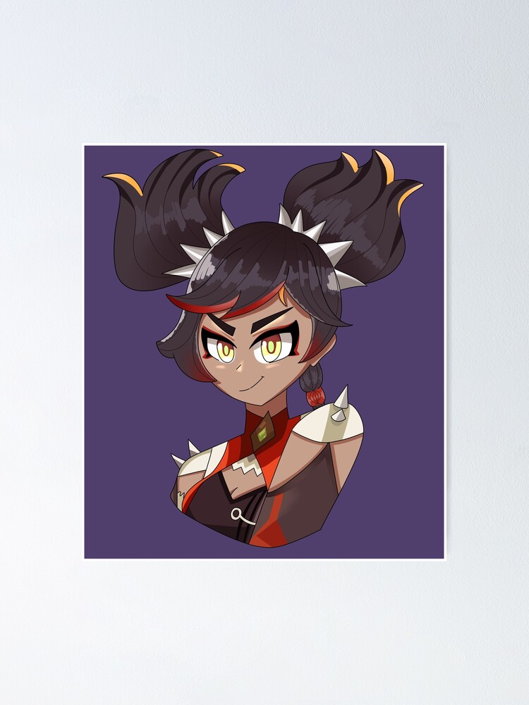 "Xinyan Genshin Impact" Poster for Sale by hittyy | Redbubble