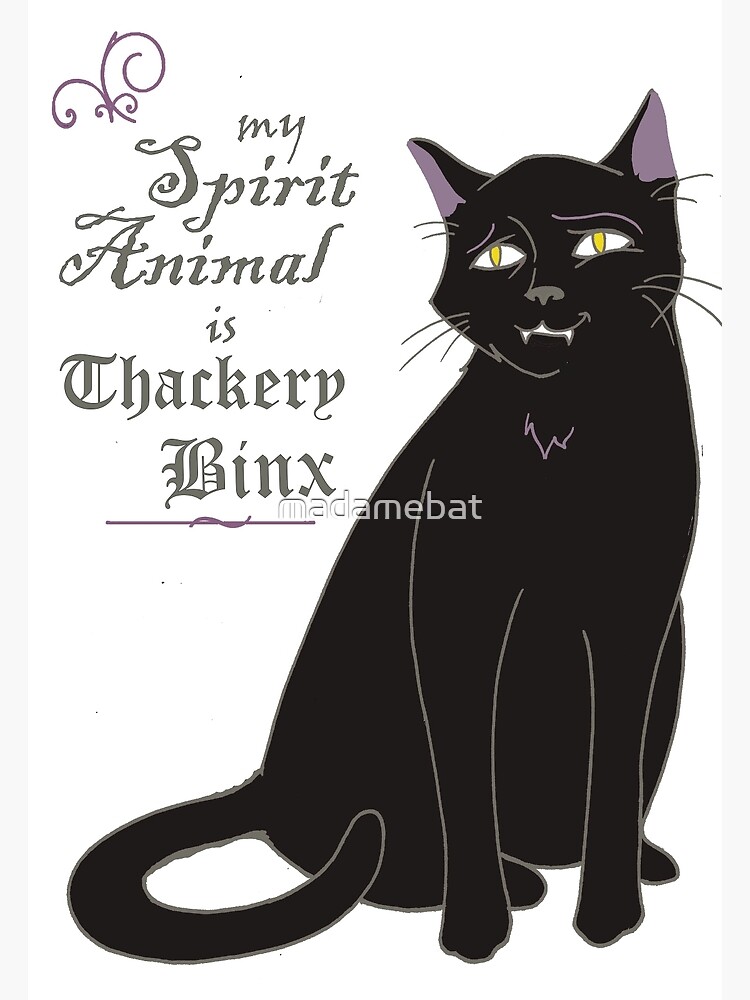 "Binx - Hocus Pocus (White)" Art Print for Sale by madamebat | Redbubble