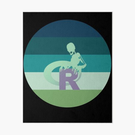 Lámina rígida «Lenguaje de programación del logo R con monstruo» de ...