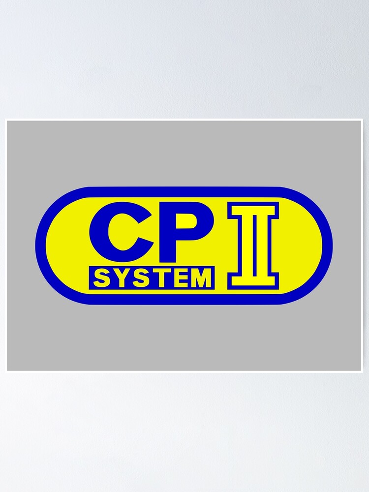 "Capcom CPS II System 2 Logo" Poster for Sale by RubenCRM | Redbubble