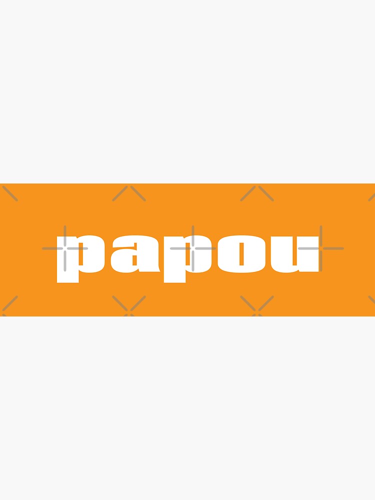 "Papou Pappouli Greek Grandpa Grandfather Pappous Pappoo Papu" Sticker ...