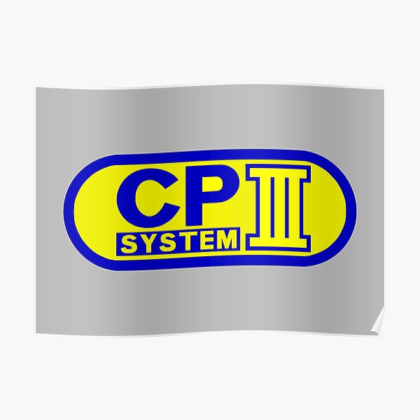 "Capcom CPS III System 3 Logo" Poster by RubenCRM | Redbubble