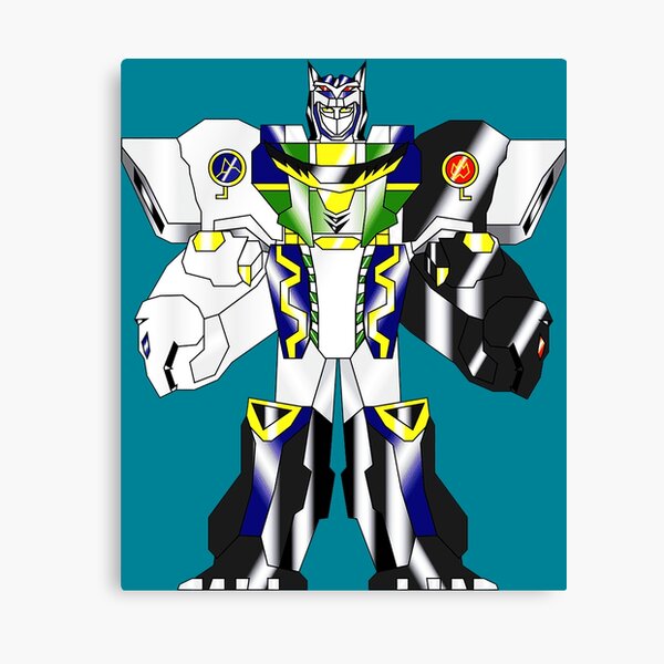 "power rangers wild force robot" Canvas Print by amoshayden | Redbubble