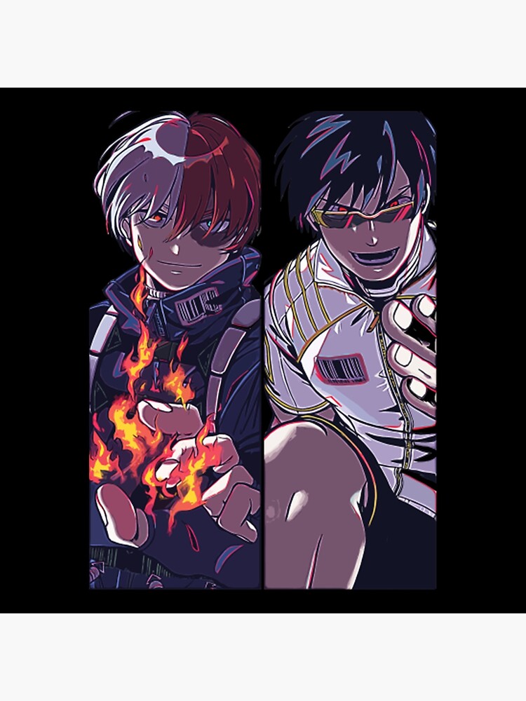 "shoto todoroki and tenya lida" Poster for Sale by Zobordenes | Redbubble