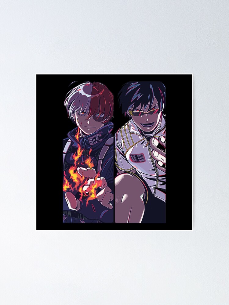 "shoto todoroki and tenya lida" Poster for Sale by Zobordenes | Redbubble