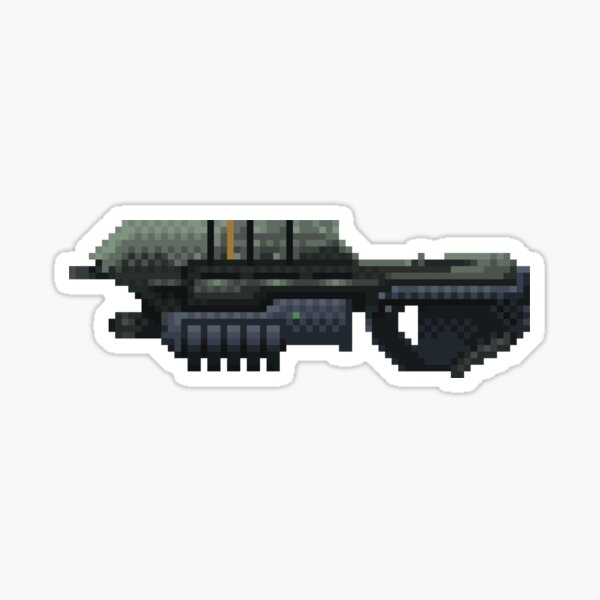 "Halo CE - Assault Rifle - Voxel Style" Sticker for Sale by BeauCG ...