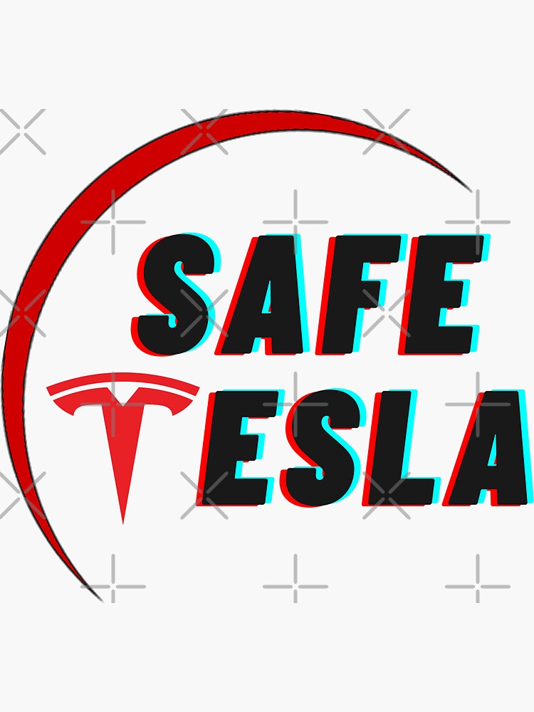 "SafeTesla Token Safe Tesla" Sticker by tshirtsandme | Redbubble