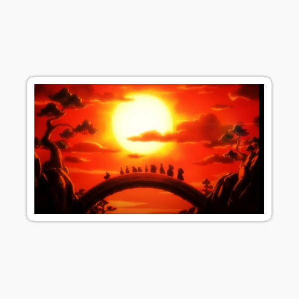 "Oden and the Red Scabbards" Sticker for Sale by AnimeLife-Style ...