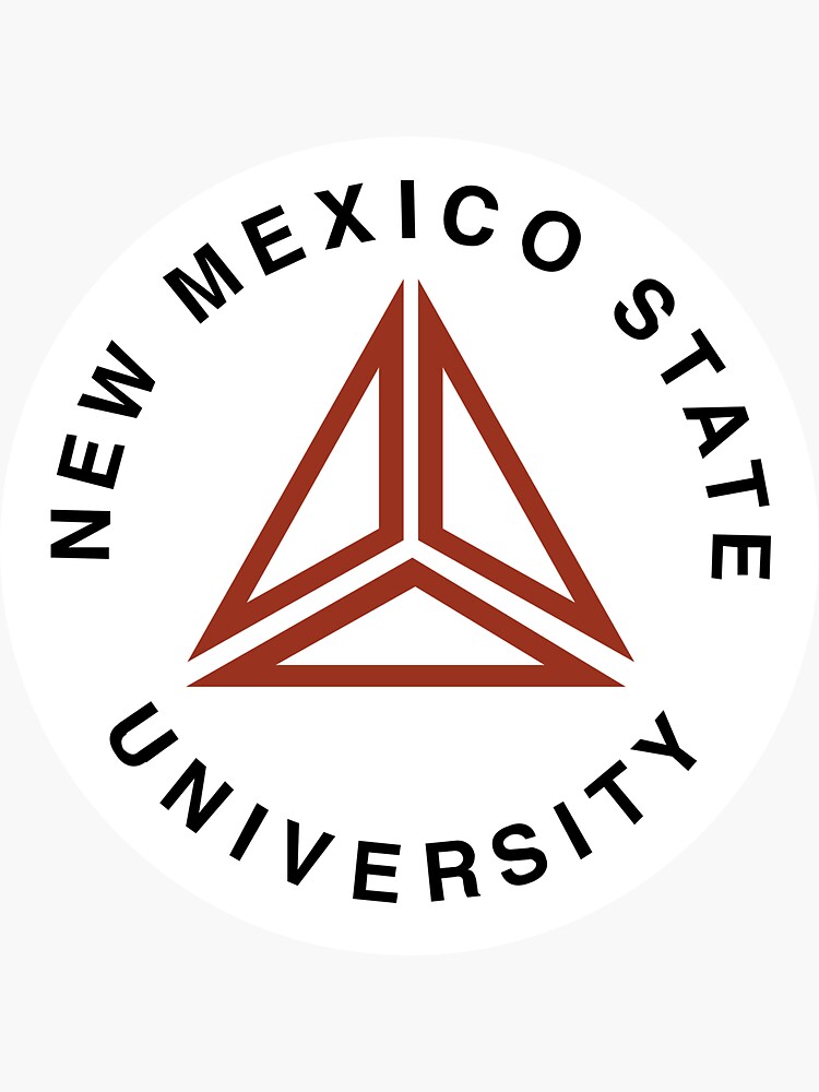 "NMSU College" Sticker by Lulunewstore | Redbubble