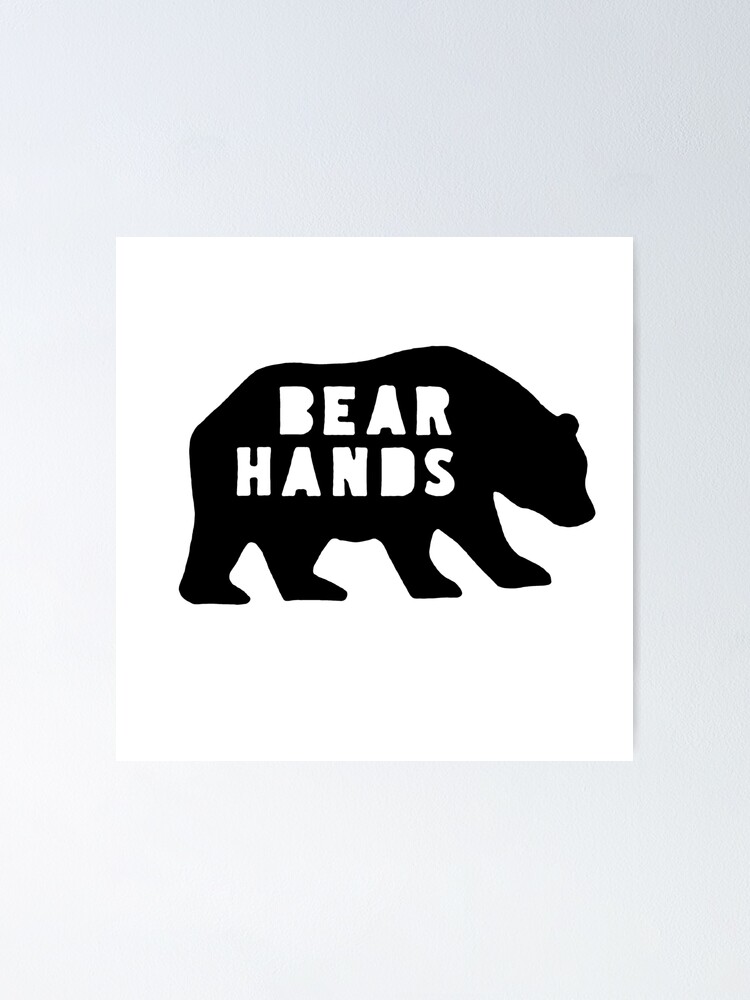 "Bear Hands Band - Logo" Poster for Sale by gsherme42 | Redbubble