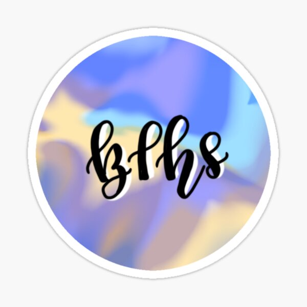 "BTHS Gradient" Sticker for Sale by BTHSMerch | Redbubble