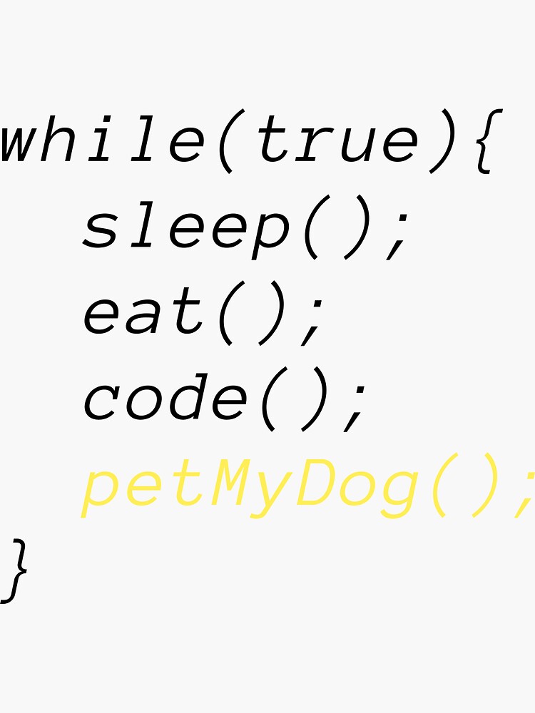 "Programmer and A Dog Person" Sticker by Mechashadow | Redbubble