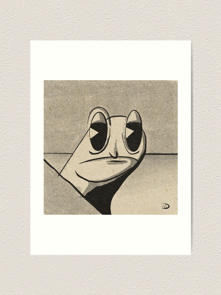 "Cartoon turtle man black and white" Art Print by soudavinho | Redbubble