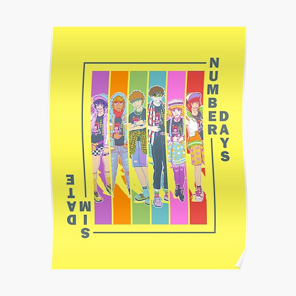 "Number Days Sim Date SQUAD" Poster for Sale by Pacthesis | Redbubble