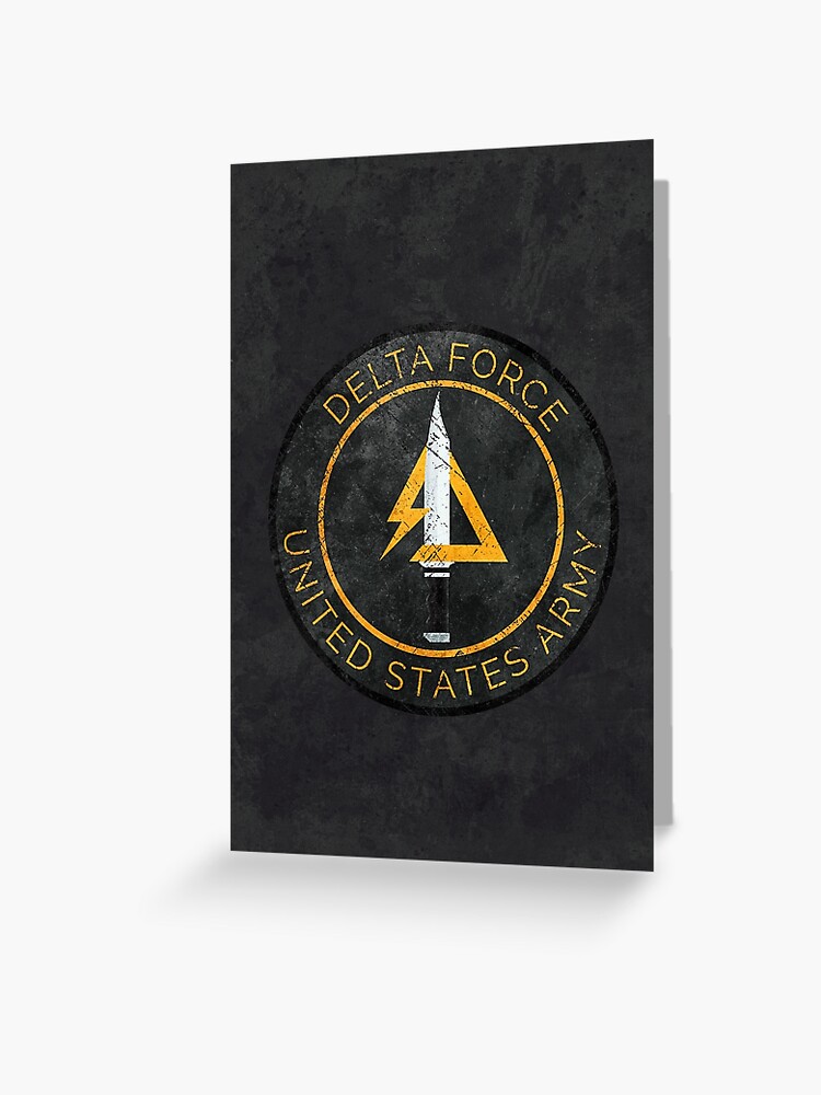 "Delta Force Vintage Insignia" Greeting Card by Royal-Elite | Redbubble