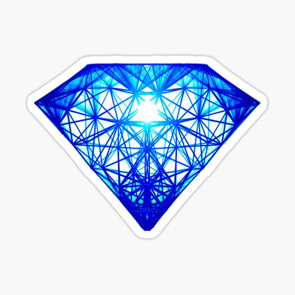 "Shiny Blue Sapphire" Sticker by Zengoyus | Redbubble