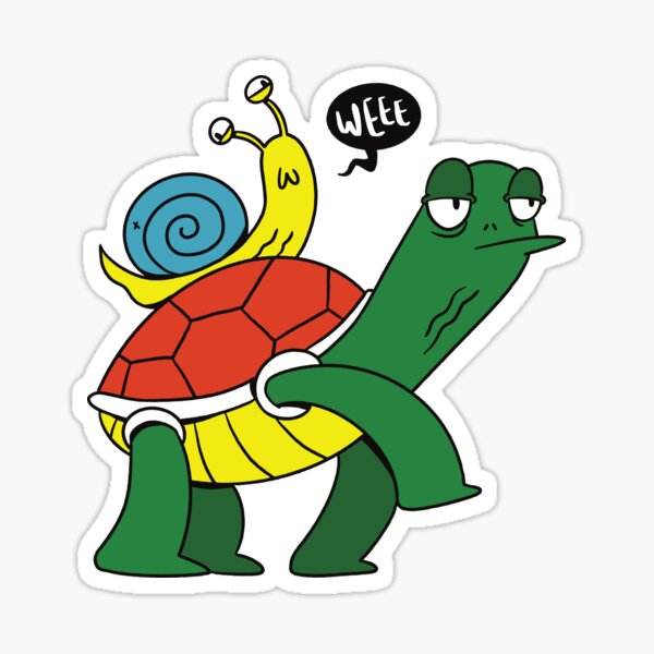 "Funny Turtle / Funny Snail Riding On A Snail / Funny Cartoon ...