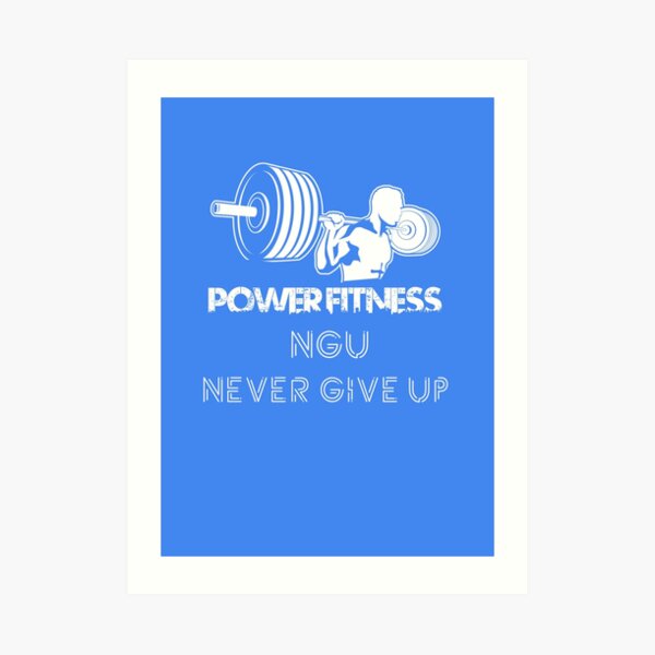 "Work out logo" Art Print for Sale by Reelzplace | Redbubble