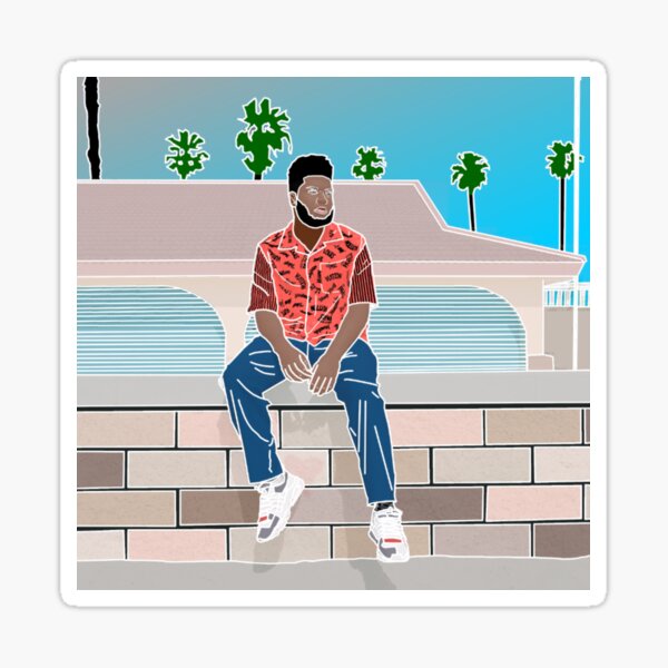 "Khalid Free Spirit - Original Artwork" Sticker for Sale by ...