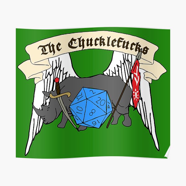 "Chuckles" Poster for Sale by malysmac | Redbubble