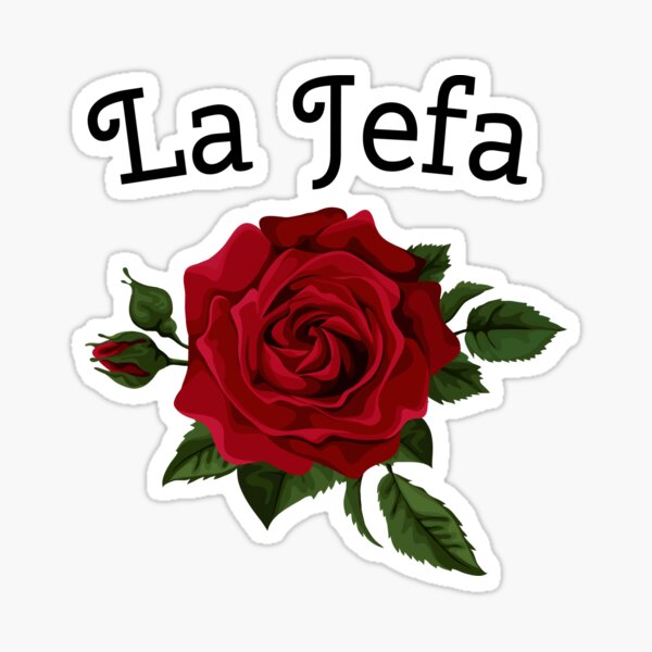 "La jefa shirt" Sticker by magicdecor | Redbubble