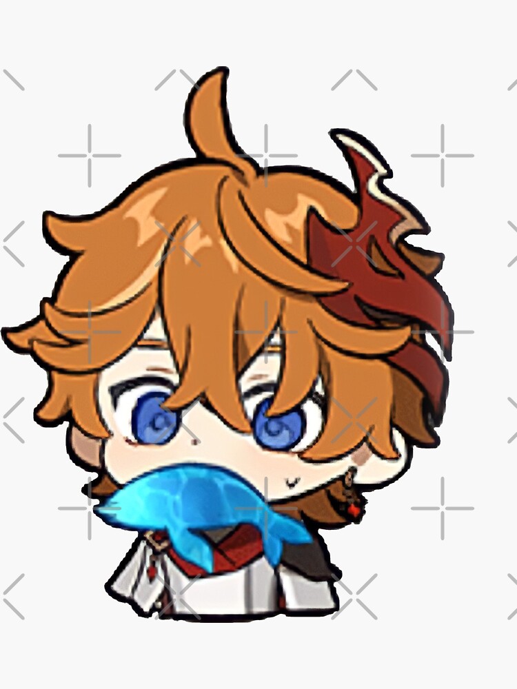 "Chibi Childe - Genshin Impact" Sticker von persephonexx | Redbubble