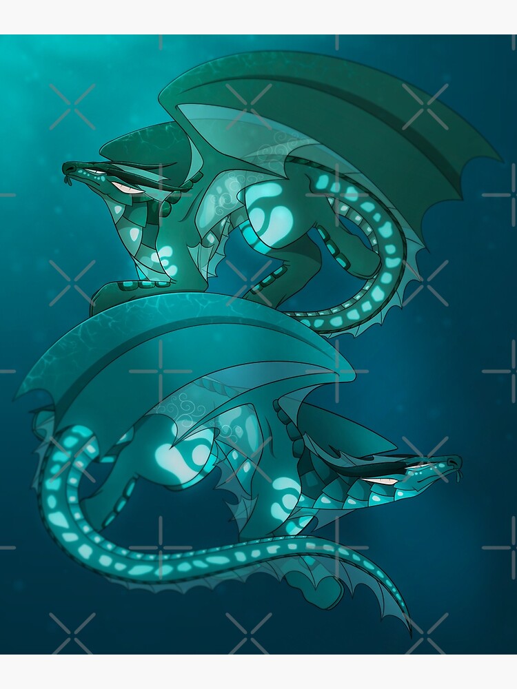 "Wings of Fire - Shark and Moray" Art Print for Sale by giratina13 ...