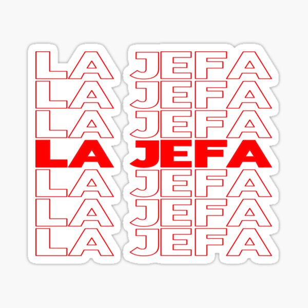 "La jefa T-shirt" Sticker for Sale by magicdecor | Redbubble