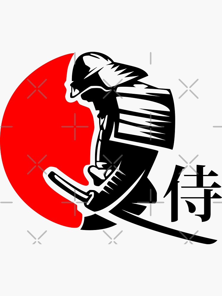 "Samurai Bushi (Shi)" Sticker for Sale by Tazadahar | Redbubble