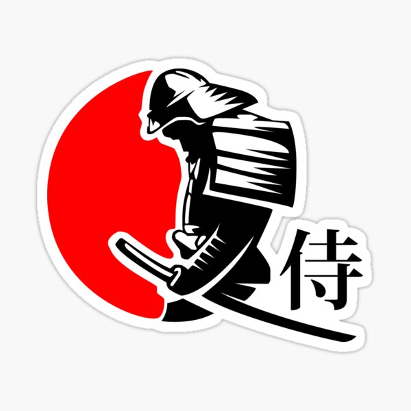 "Samurai Bushi (Shi)" Sticker for Sale by Tazadahar | Redbubble