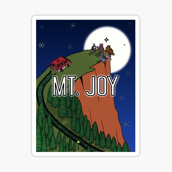 "Mt. Joy - Poster - Original Artwork" Sticker by nathanhamby05 | Redbubble