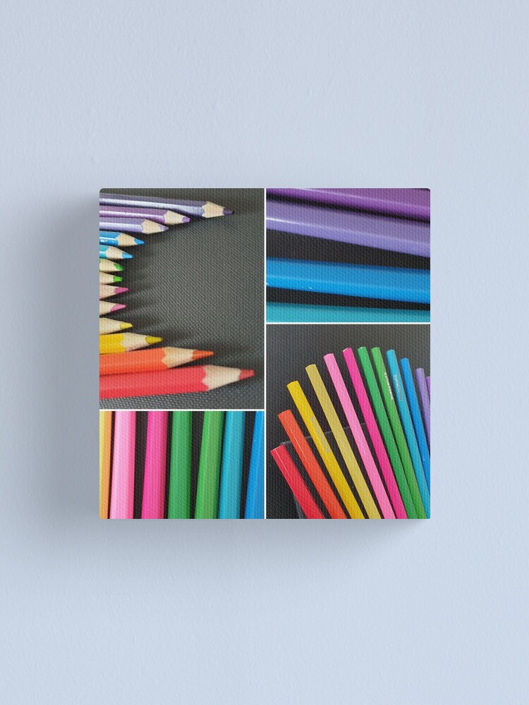 "Rainbow colour quadrant" Canvas Print by EjsArtArt | Redbubble