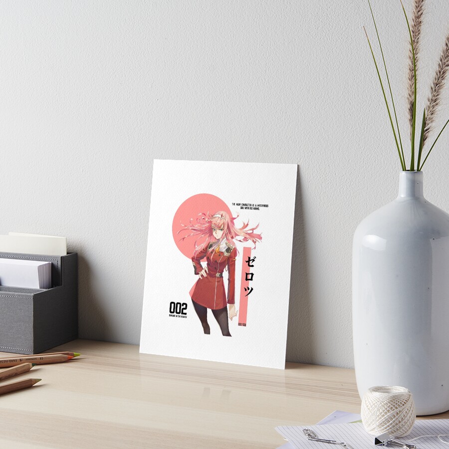 "Darling in the FranXX" Art Board Print by skywraith | Redbubble