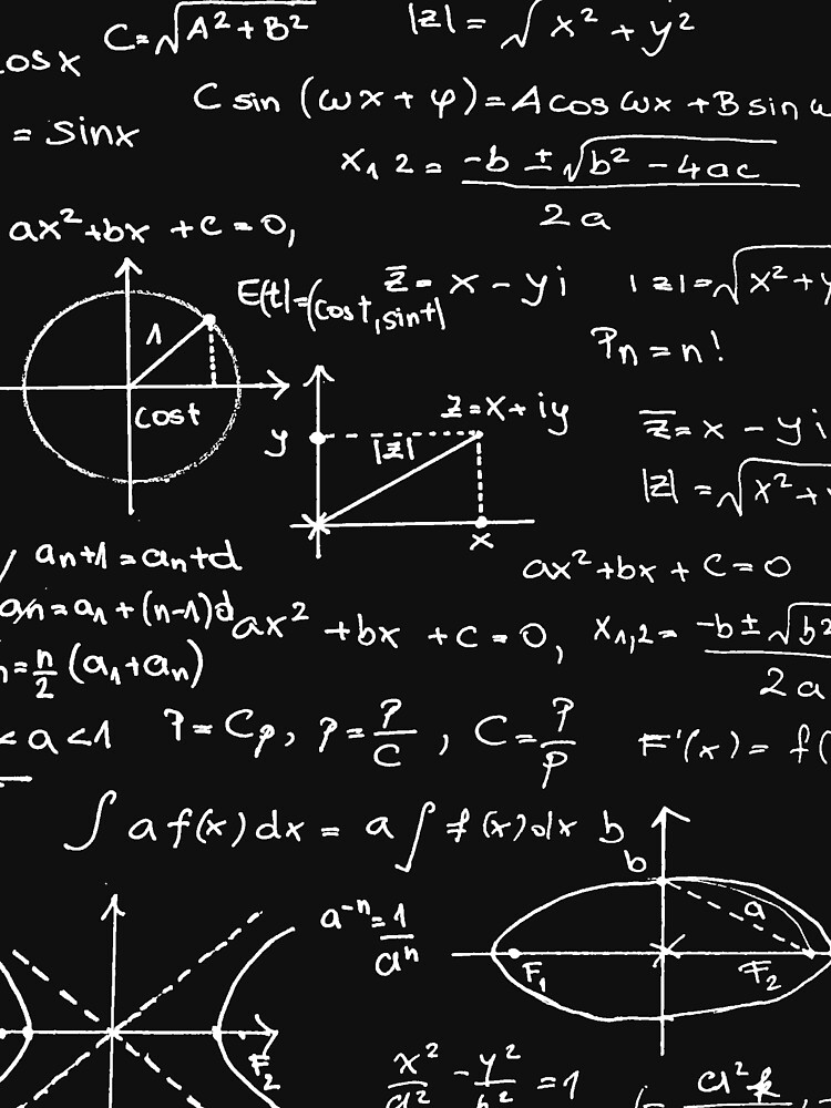 "math equation, mathematical formulas" T-shirt for Sale by sciencefacts ...