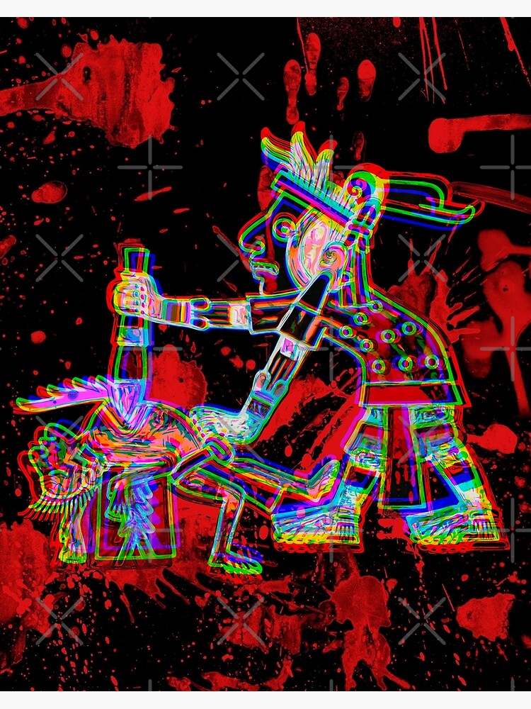Aztec Human Sacrifice Art