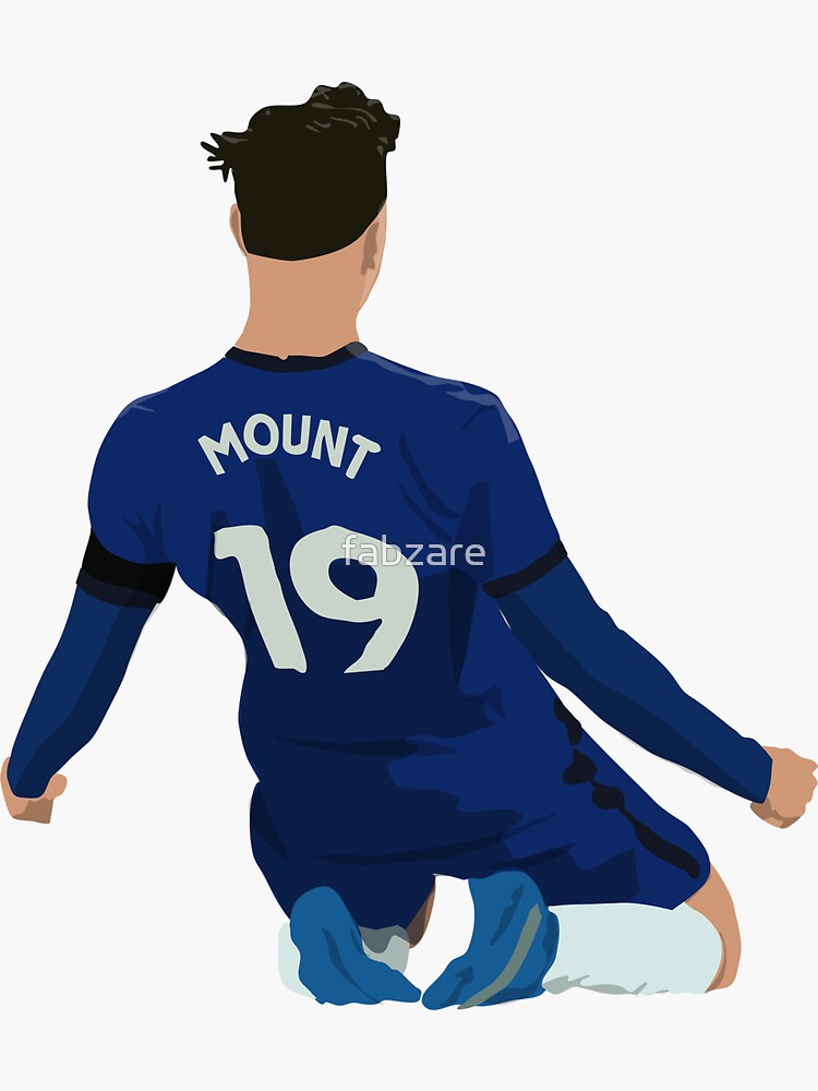 "Mason Mount" Sticker for Sale by fabzare | Redbubble
