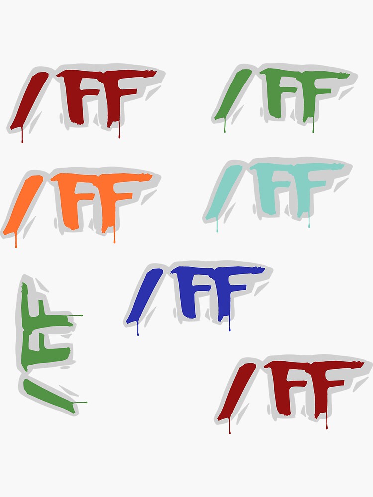 "/FF sticker pack" Sticker for Sale by jazzypo0 | Redbubble