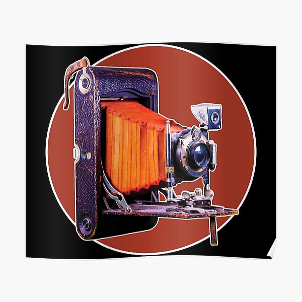 "Classic Cameras: Kodak Retro Film Camera in 1940s Art Deco Orange and ...