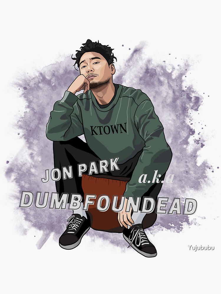 "Dumbfoundead - Korean American rapper" Sticker for Sale by Yujububu ...