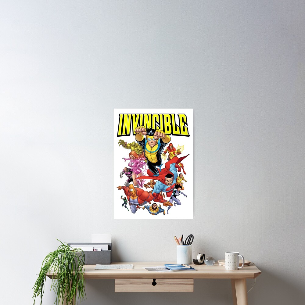 "invincible cartoon" Poster by airarora99 | Redbubble